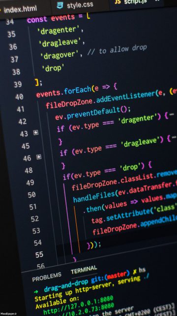 والپیپرهای برنامه نویسی - موبایل