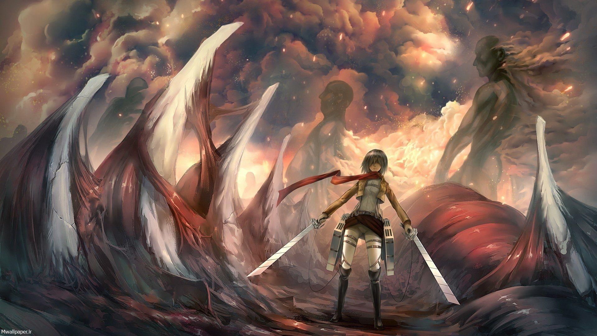Attack On Titan Wallpaper - اِم والپیپر